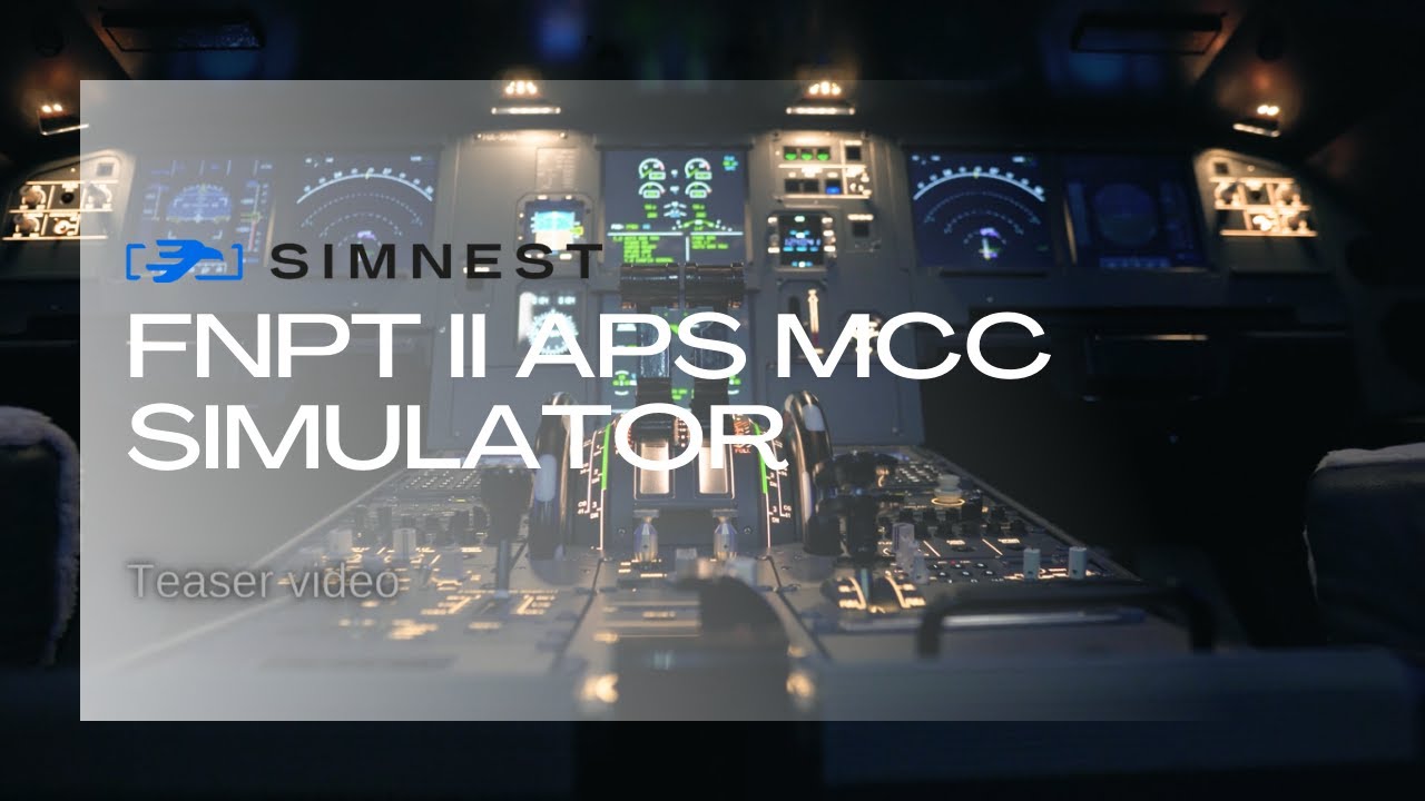Simnest Aviation FNPT II APS MCC simulator teaser - YouTube