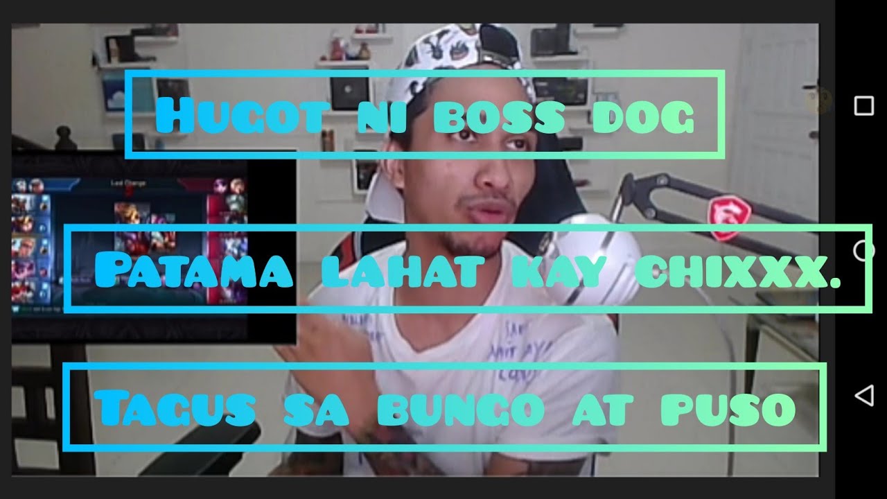 Boss Dog HUGOT DAGOS SA BUNGO AT PUSO | PATAMA KAY CHIXX | livestream ...