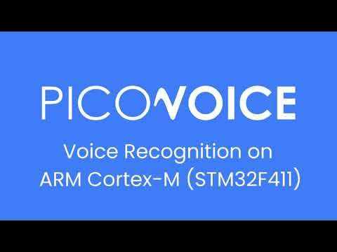 Voice Recognition on Arm Cortex-M4 (STM32F411) - YouTube