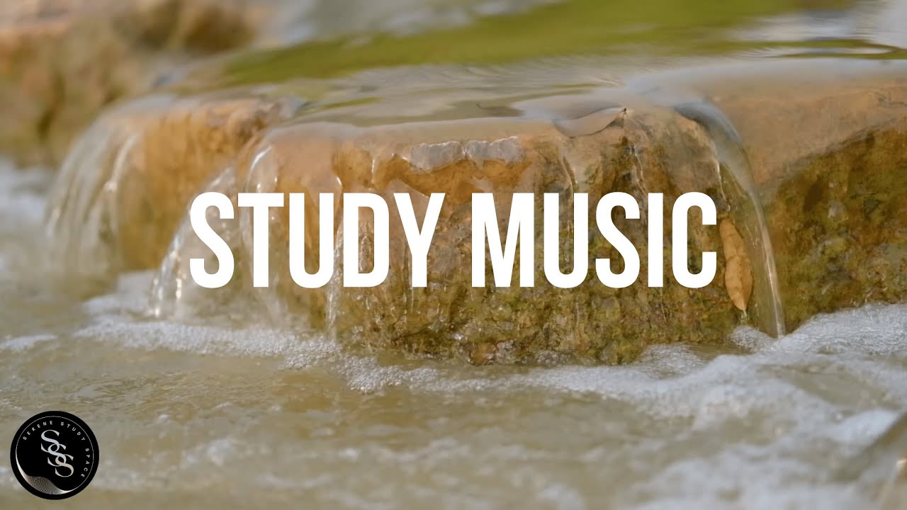 Relaxing Study Music with Gentle Water Sounds - YouTube