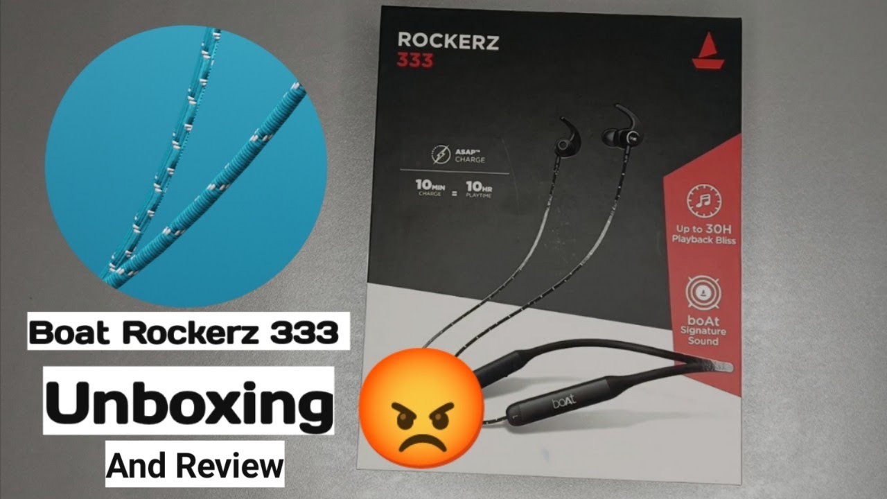 Boat Rockerz 333 Unboxing and Review 😡 - YouTube