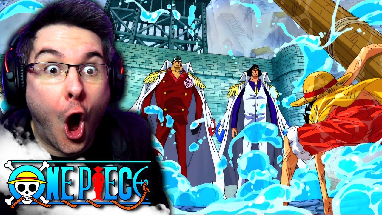 LUFFY VS THE ADMIRALS! | One Piece Episode 474 REACTION | Anime ...