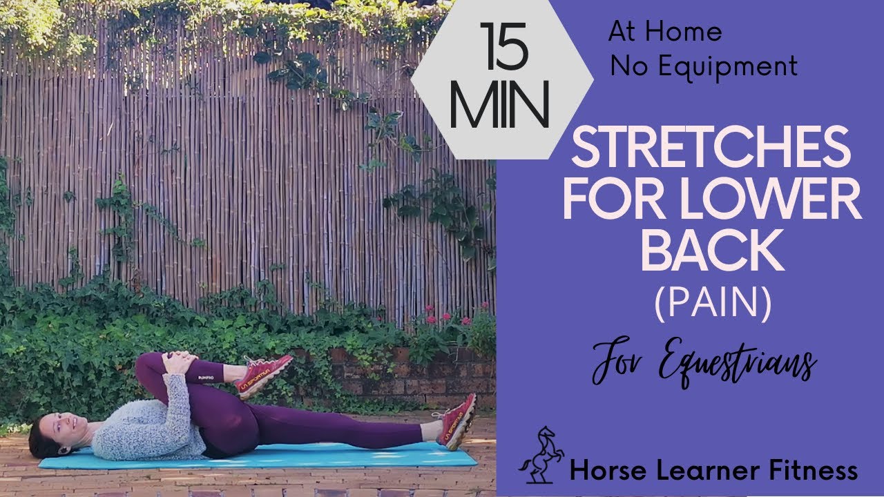 Slow Stretch for Lower Back (Pain) | Stretching for Horse Riders - YouTube