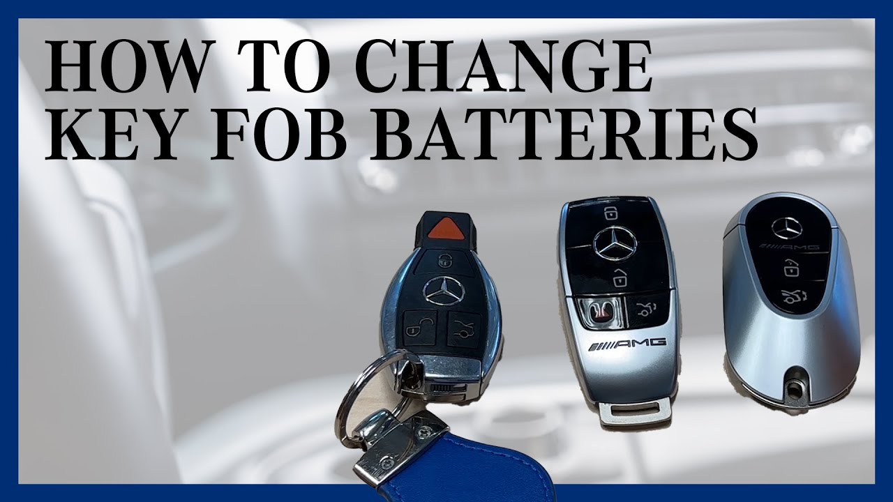 3 Different Types of Mercedes-Benz Key Batteries & How To Change Them ...