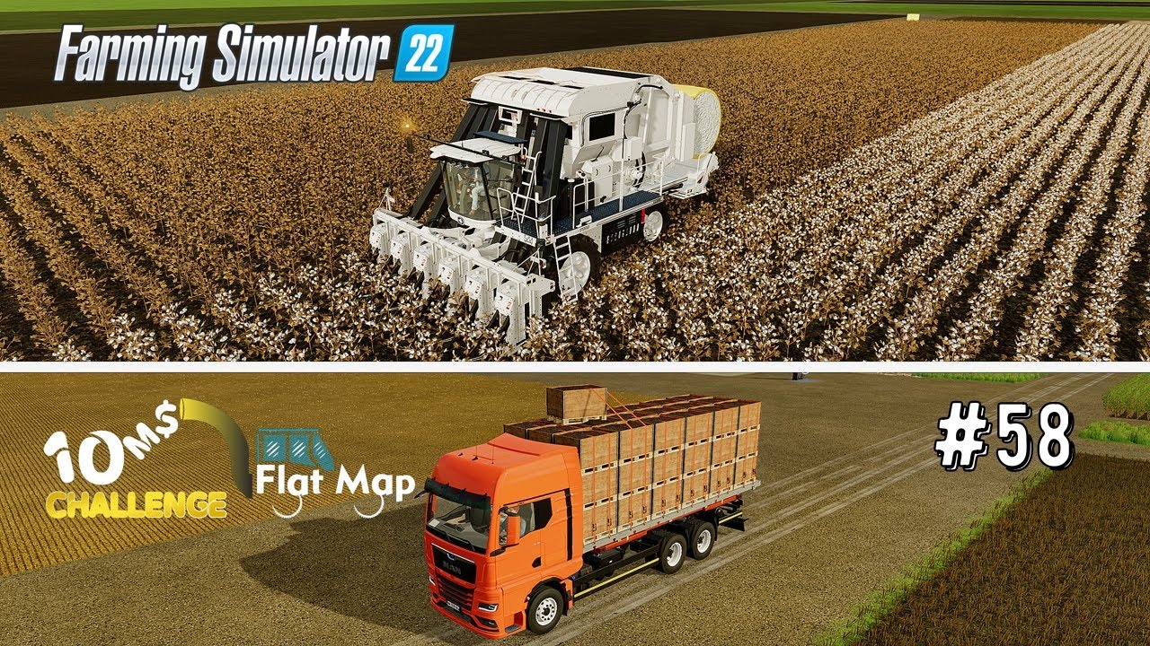 farming Simulator 22 fs22 timelapse Ep #58 Flat Map fs22 Mods - YouTube