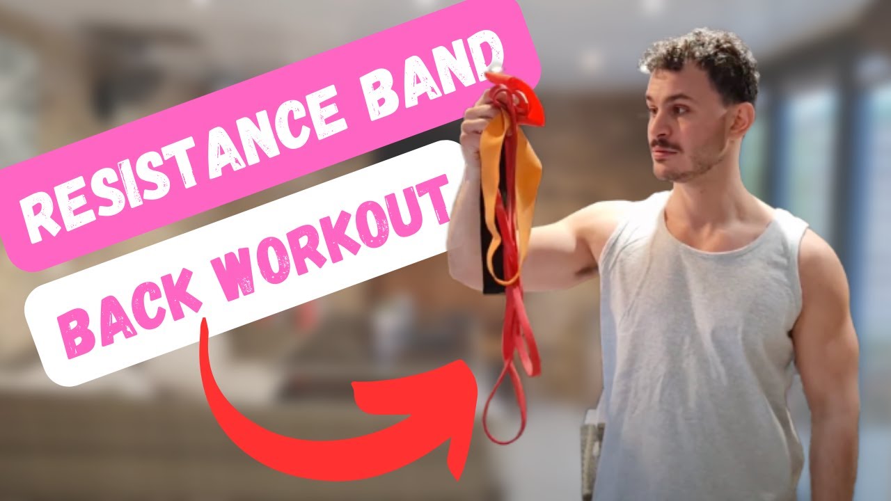 RESISTANCE BAND BACK WORKOUT - YouTube