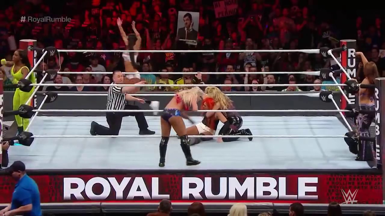 Royal Rumble Kickoff Alexa Bliss,Mickie James & Natalya vs Nikki Bella ...
