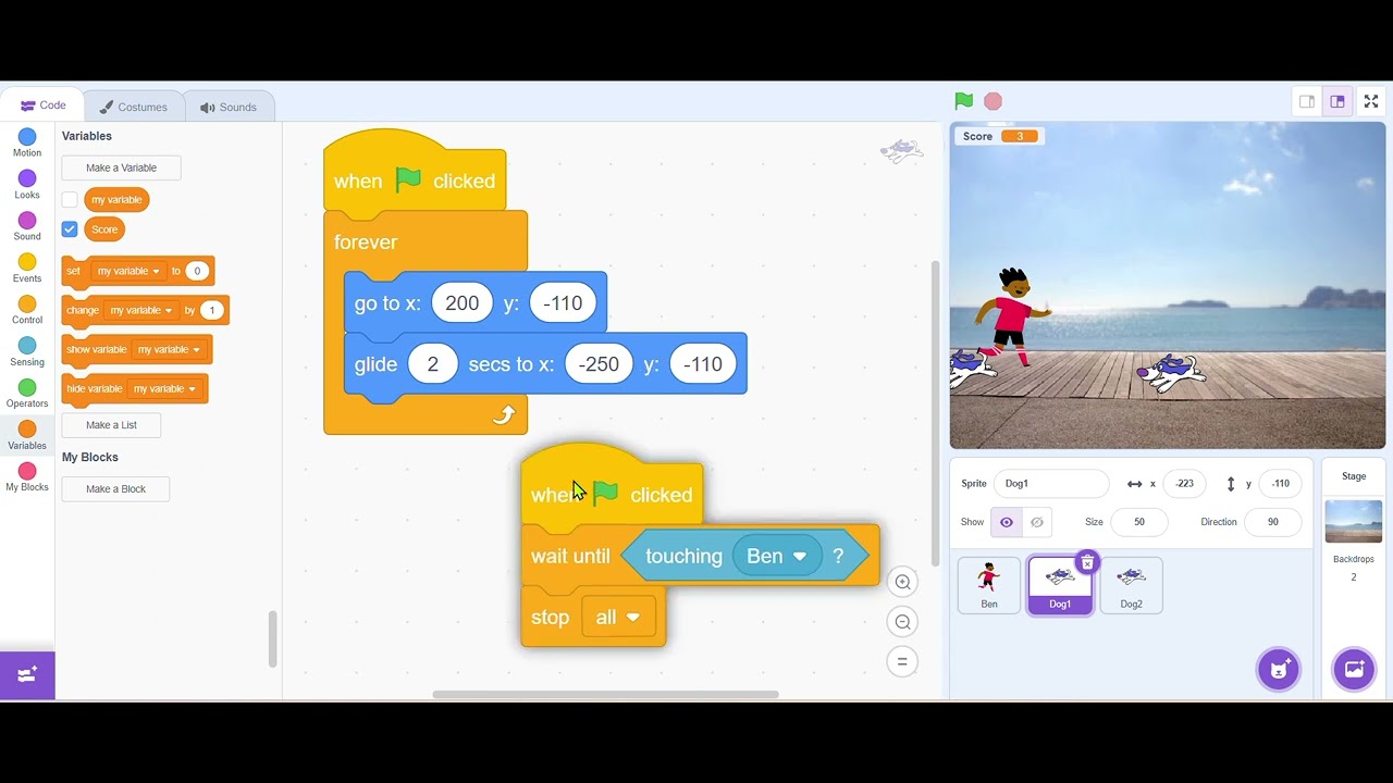 Scratch Game – Jumping over obstacles simple Jumping game - YouTube