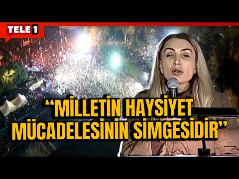 Dilek İmamoğlu'nun sesi devasa kalabalıkta yankılandı: YENİLECEKSİNİZ!