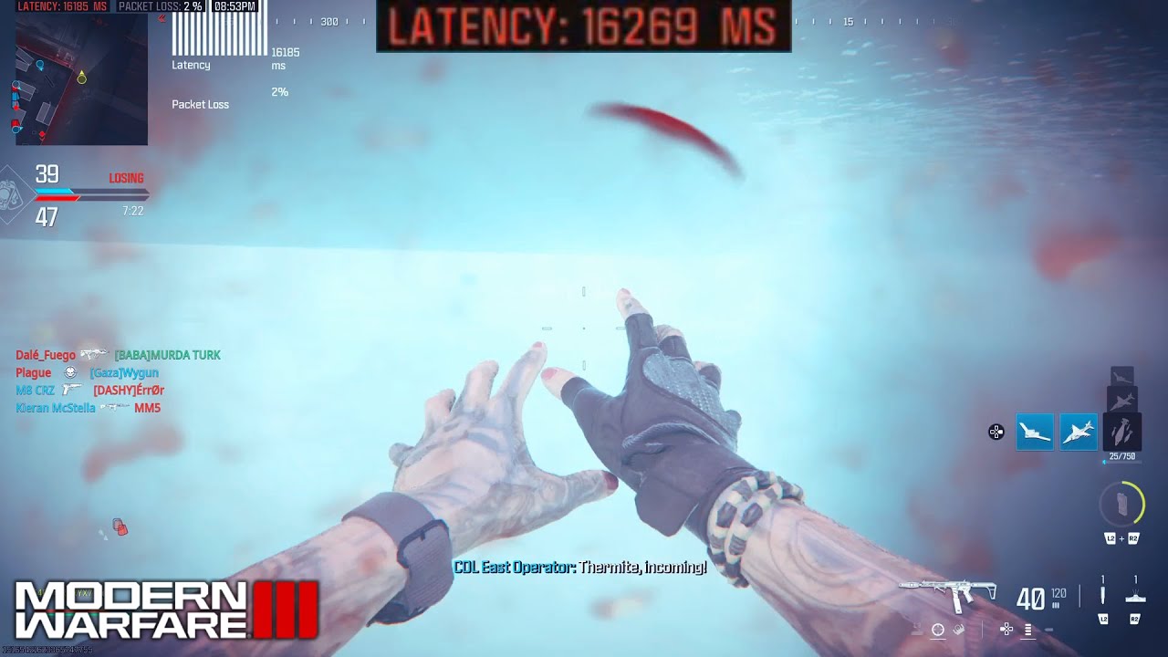 MW3 | What 16K Ping looks like on Shipment - YouTube