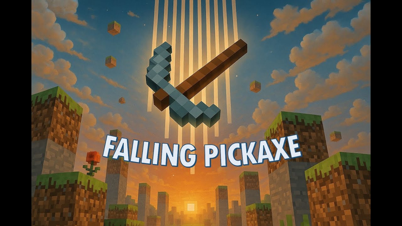 Minecraft FALLING PICKAXE! (Chat Controlled) #minecraftlive - YouTube