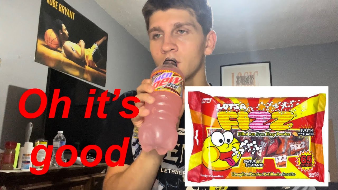 Trying “New MTN DEW Spark Raspberry Lemonade” - YouTube