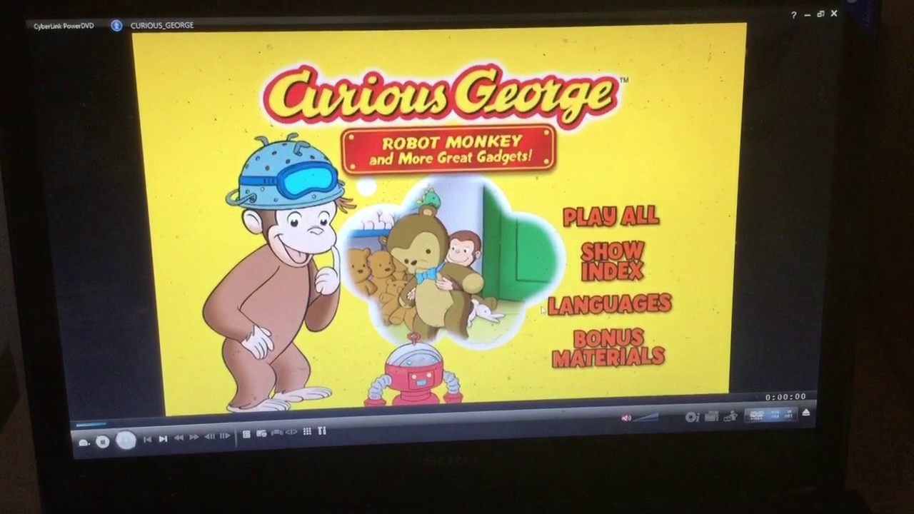 Menu Walkthrough of Curious George Robot Monkey - YouTube