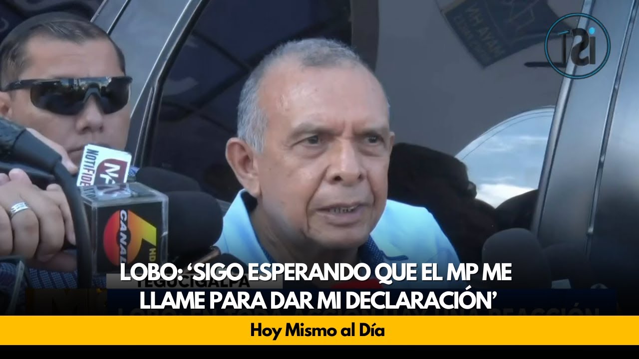 Lobo: ‘Sigo esperando que el MP me llame para dar mi declaración’ - YouTube