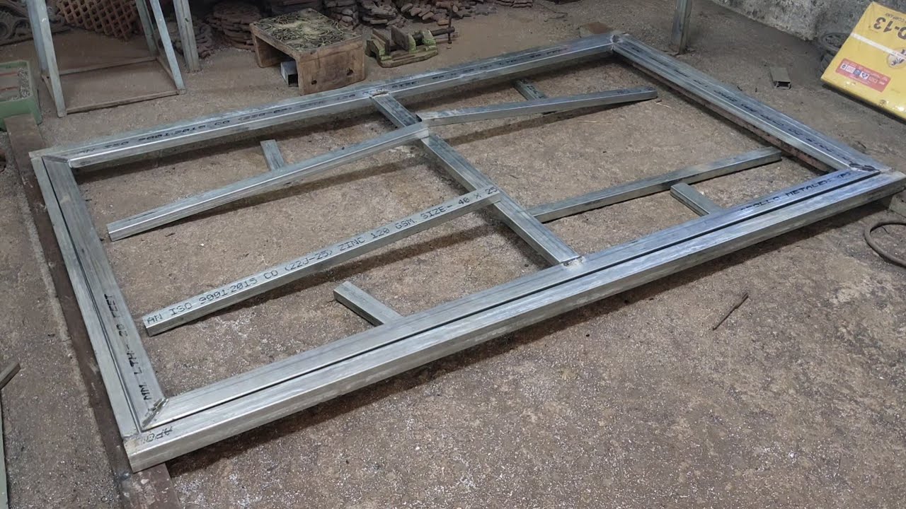 A new method of making a door / Make a door for the house - YouTube