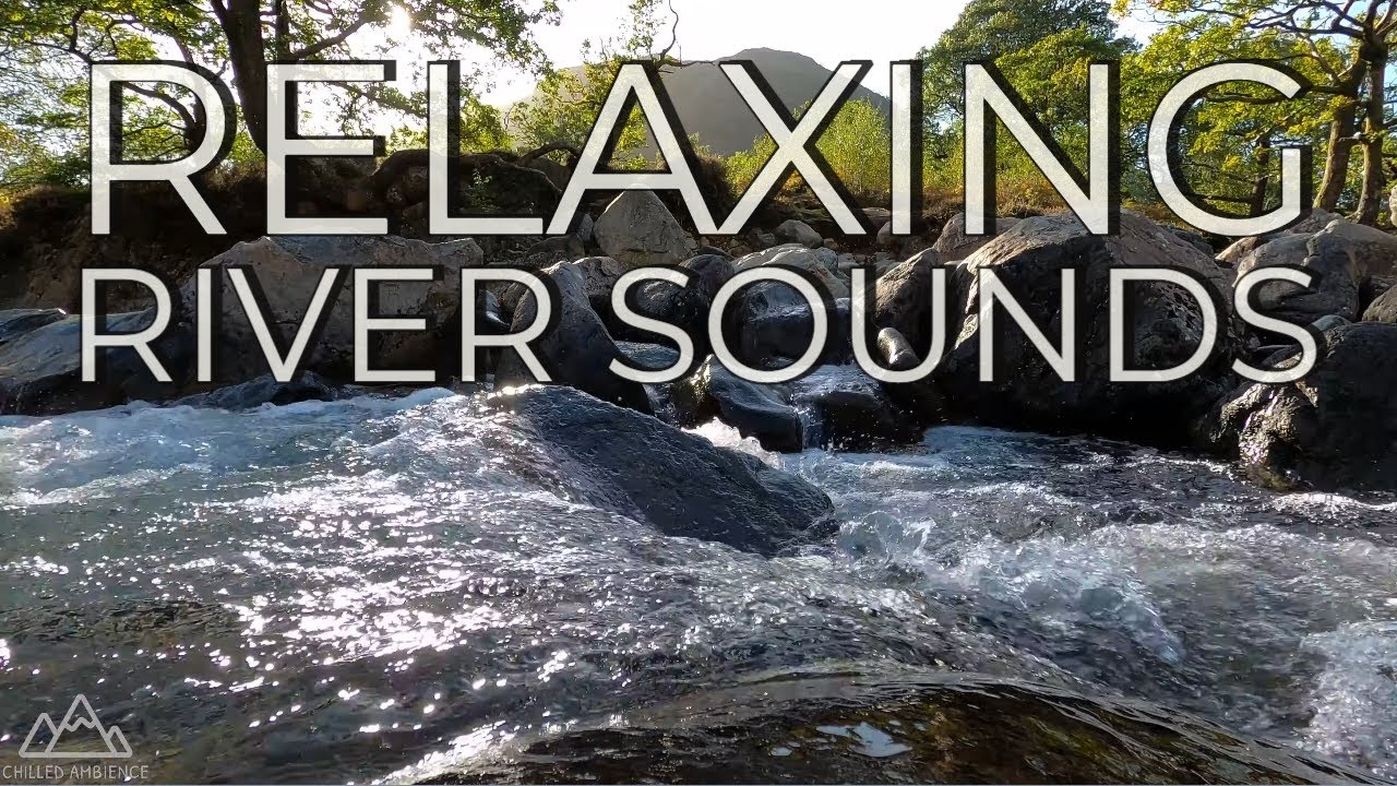 FALL ASLEEP FAST😴 Real HD River Sounds and 4K Footage from the Lake ...