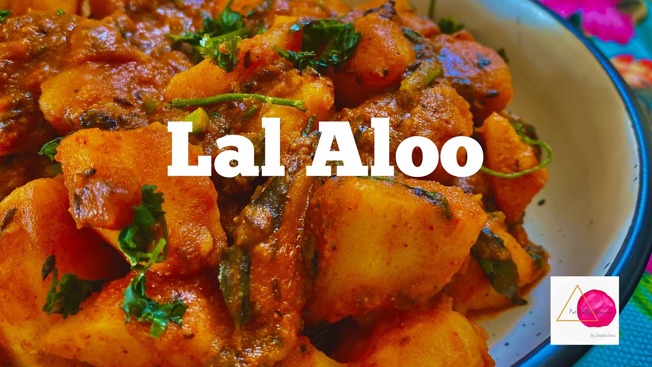Lal Aloo / Khaate Theekhe Aloo / Easy Potato Recipe - YouTube