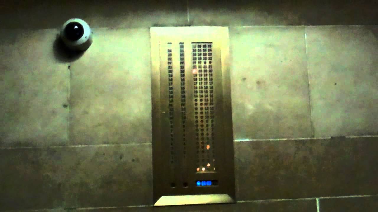 Antique Otis Signal-Control Elevator Lobby Panels (Mom's POV) - YouTube