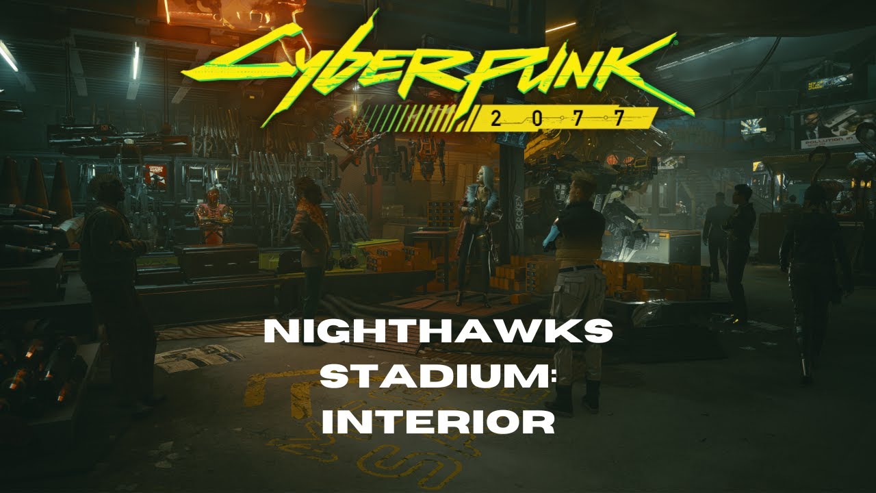 CYBERPUNK 2077 Ambience: Nighthawks Stadium (Phantom Liberty Dogtown ...
