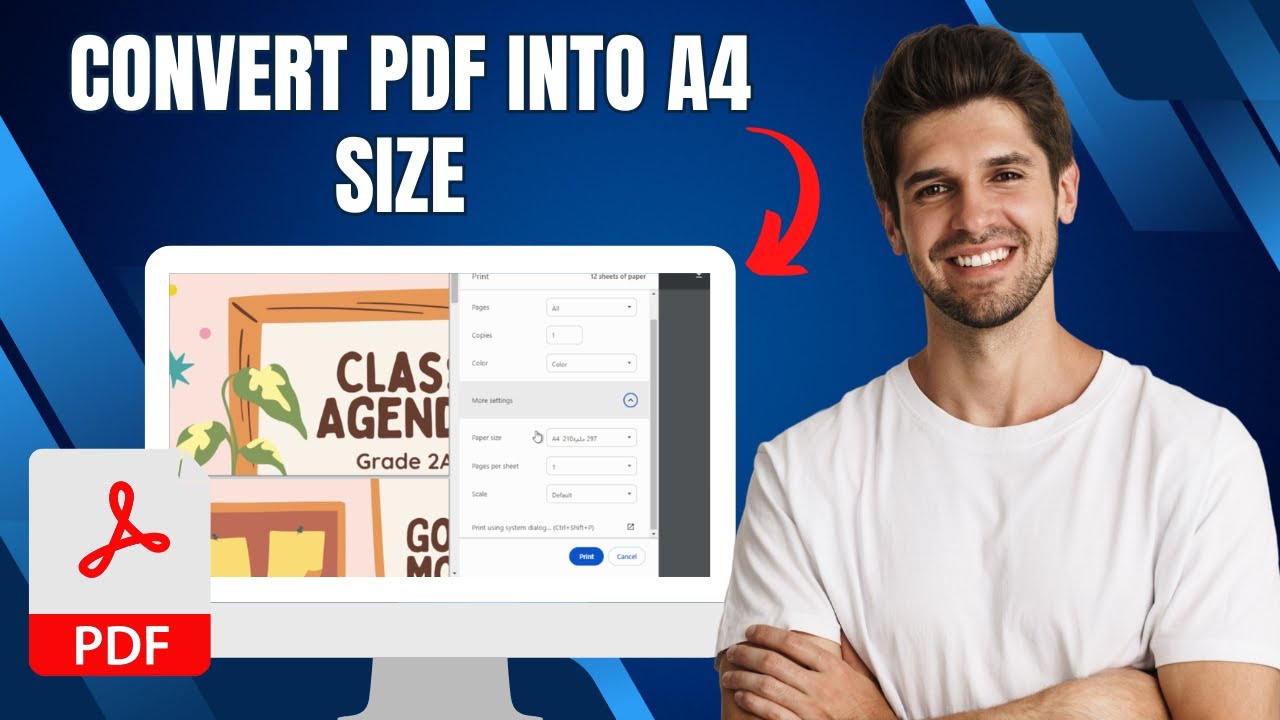 How To Convert PDF Into A4 Size | Step-by-Step Guide - YouTube