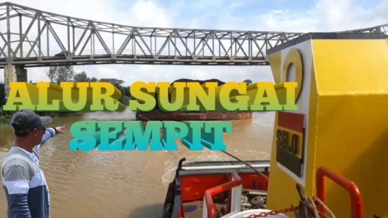 alur sungai sempit || kolong jembatan - YouTube