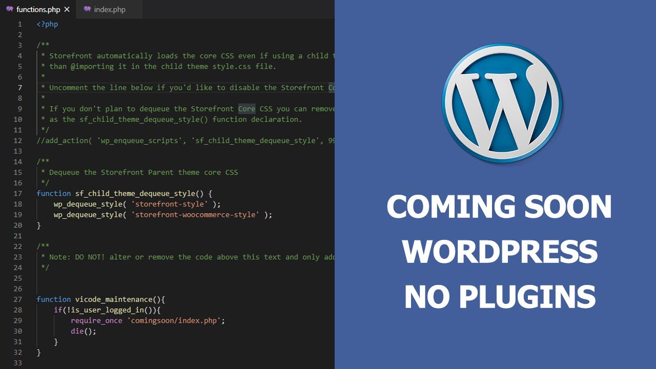Create WordPress Coming Soon Page No Plugins YouTube create-wordpress-coming-soon-page-no-plugins-youtube