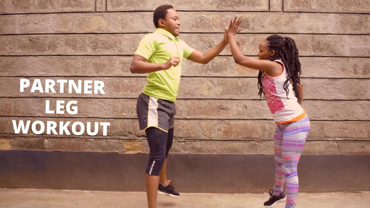 Partner workout Squat variation - YouTube