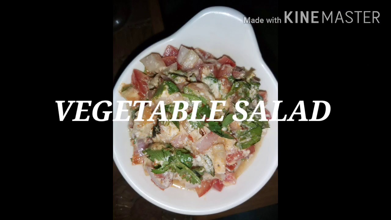 Vegetable Salad Recipe | Learn Easy Way To Make Delish And Tangy Flavor ...