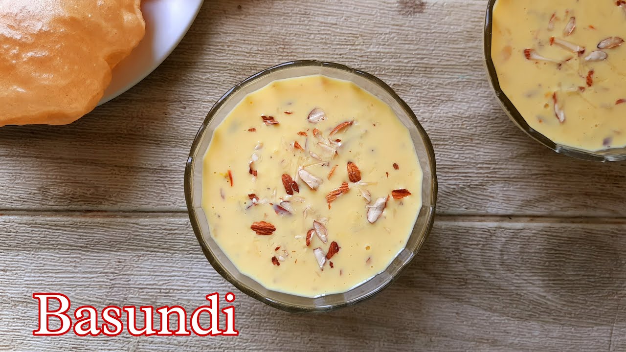 Basundi recipe | how to make basundi - YouTube