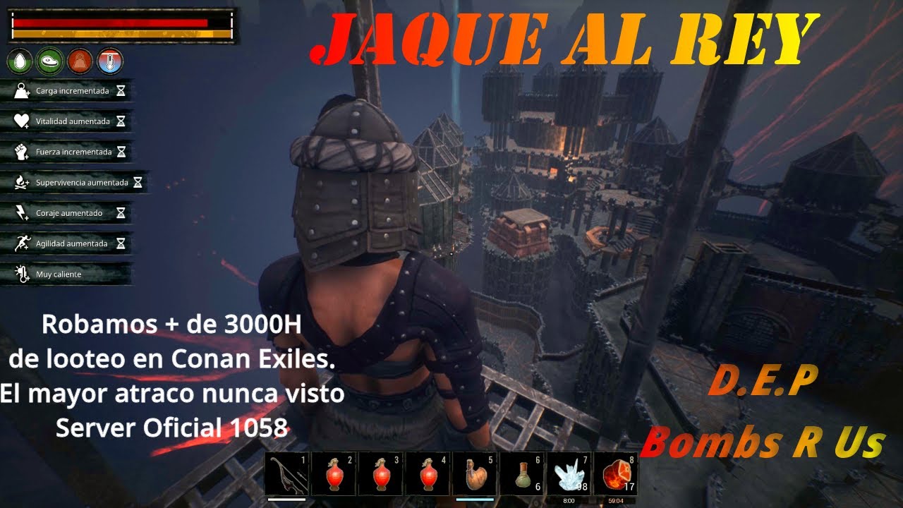 Conan Exiles. RAIDEO MASIVO a Clan Alfa Bombs R Us. El que lo Busca Lo ...