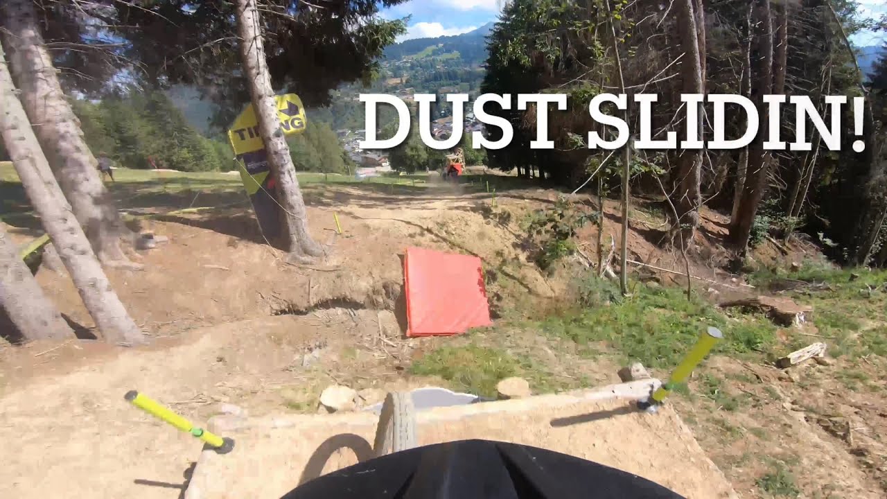 Les Gets UCI DH Worldcup Track Preview! (Privateer Course Preview ...