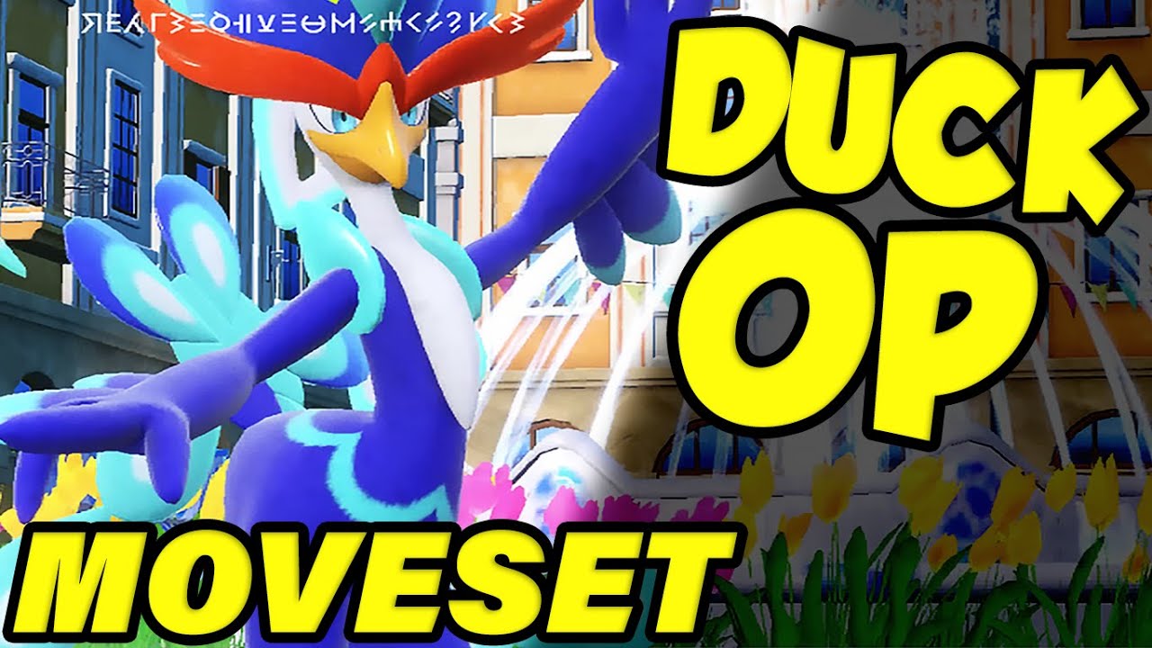 THE DUCK IS BROKEN! Best Quaquaval Movesets For Pokemon Scarlet and ...
