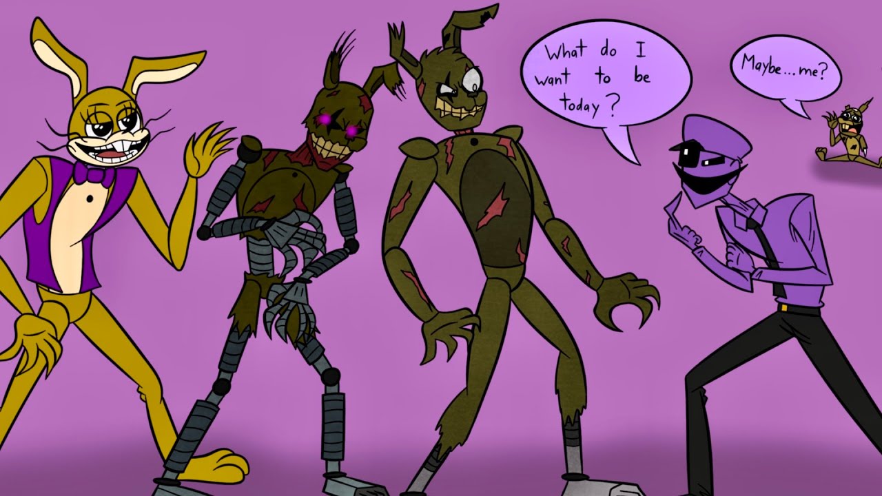 Afton and His Springlock Suits (Five Nights at Freddy's) - YouTube