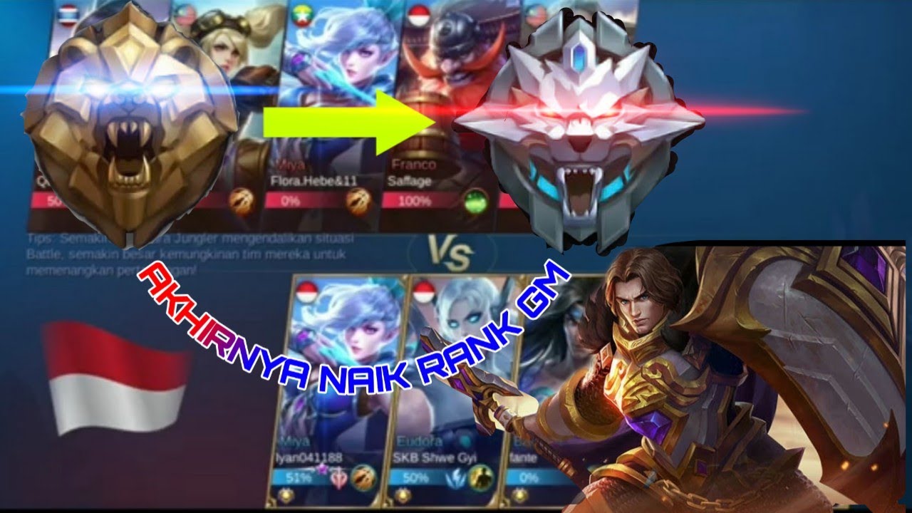 AKHIRNYA GUA GRAND MASTER : MOBILE LEGENDS INDONESIA - YouTube