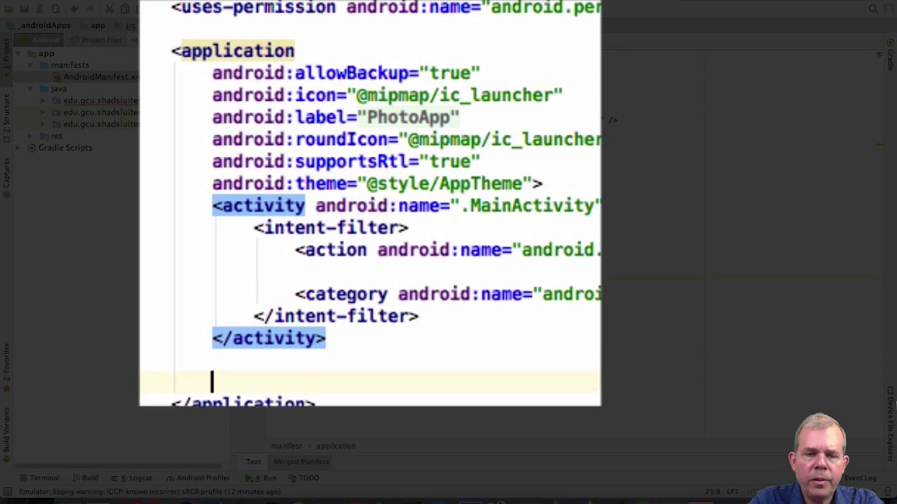Android Photo App 05 save image file - YouTube