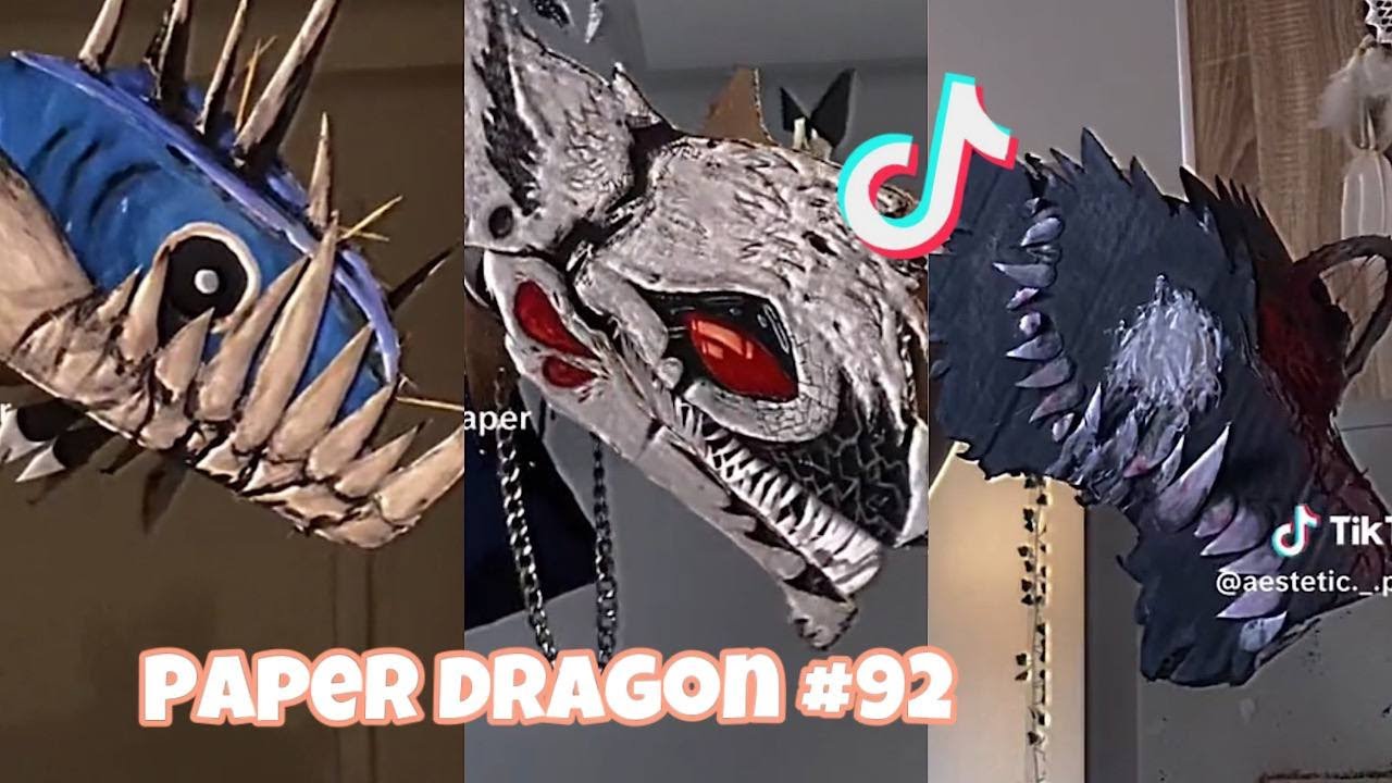 Dragon Puppet TikToks - Paper Dragon TikTok Compilation #92 - YouTube