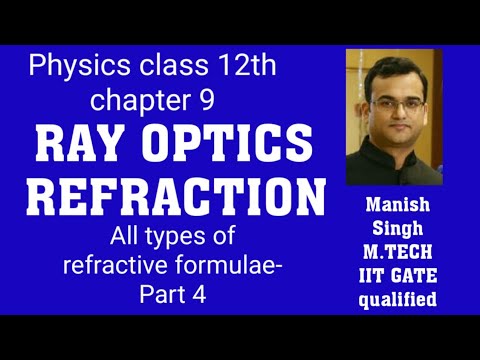 Physics class 12th chapter 9 Ray optics, REFRATION, all types of ...