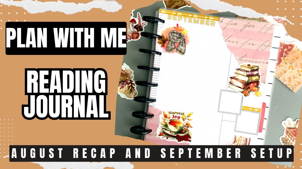 Setting Up My Reading Journal For September - YouTube