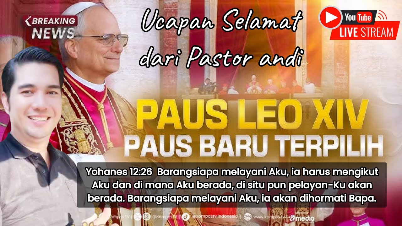 Pastor andi simon TV sedang live DOA & memberi Ucapan Selamat kepada ...