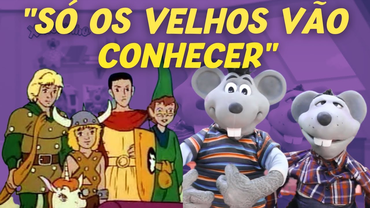 TOP 10 OS MELHORES DESENHOS ANTIGOS QUE JÁ EXISTIU - Canal do Xaropinho - YouTube