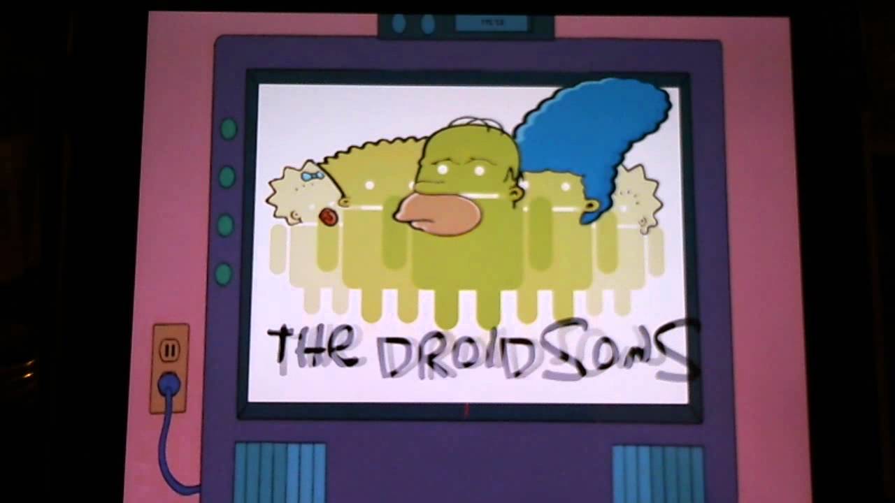 Android Boot Animation 'The Simpsons' - YouTube