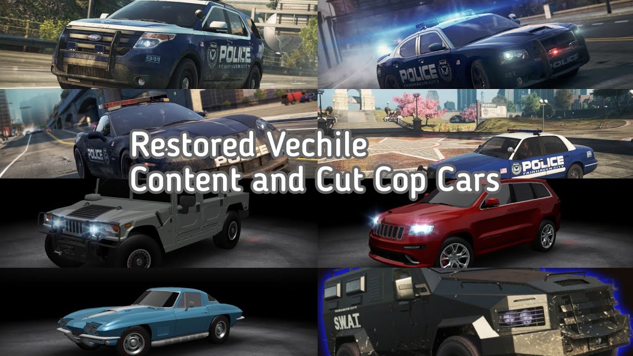 Most Wanted 2012 : Cut Content & cop Cars - YouTube