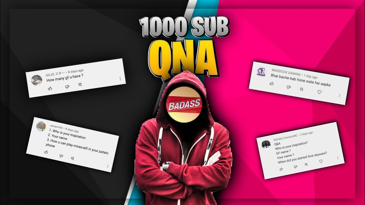 1000 Subscribe Special QNA 1# - YouTube