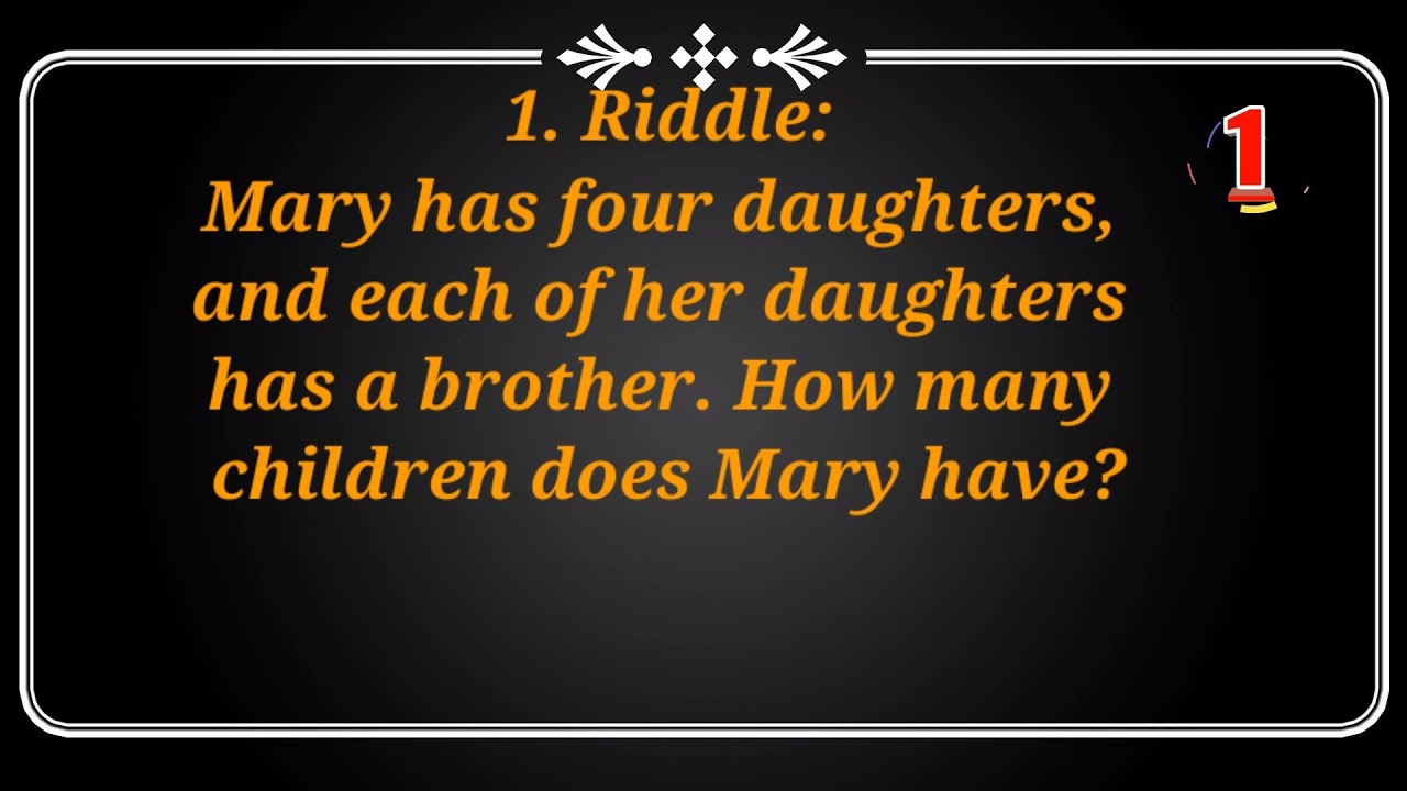 Only A Genius Can Answer These 10 Tricky Riddles | Riddle Quiz puzzle ...