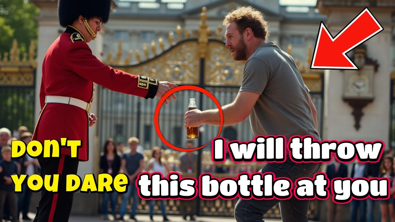 Drunken Tourist Throws Bottle At Royal Guard But Immediately Gets What ...