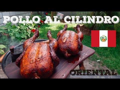 POLLO AL CILINDRO PERUANO | ORIENTAL | Entre Carne y Fuego BBQ - YouTube