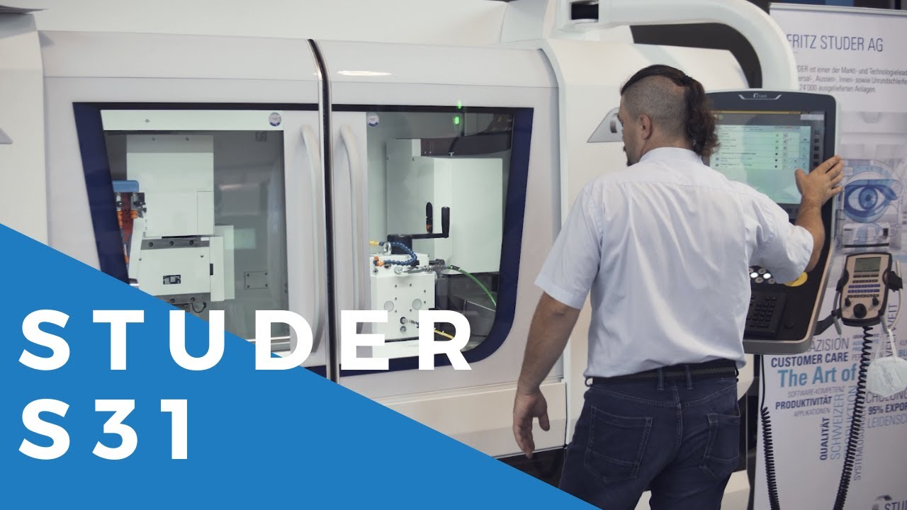CNC Univerzální bruska Studer S31 - YouTube