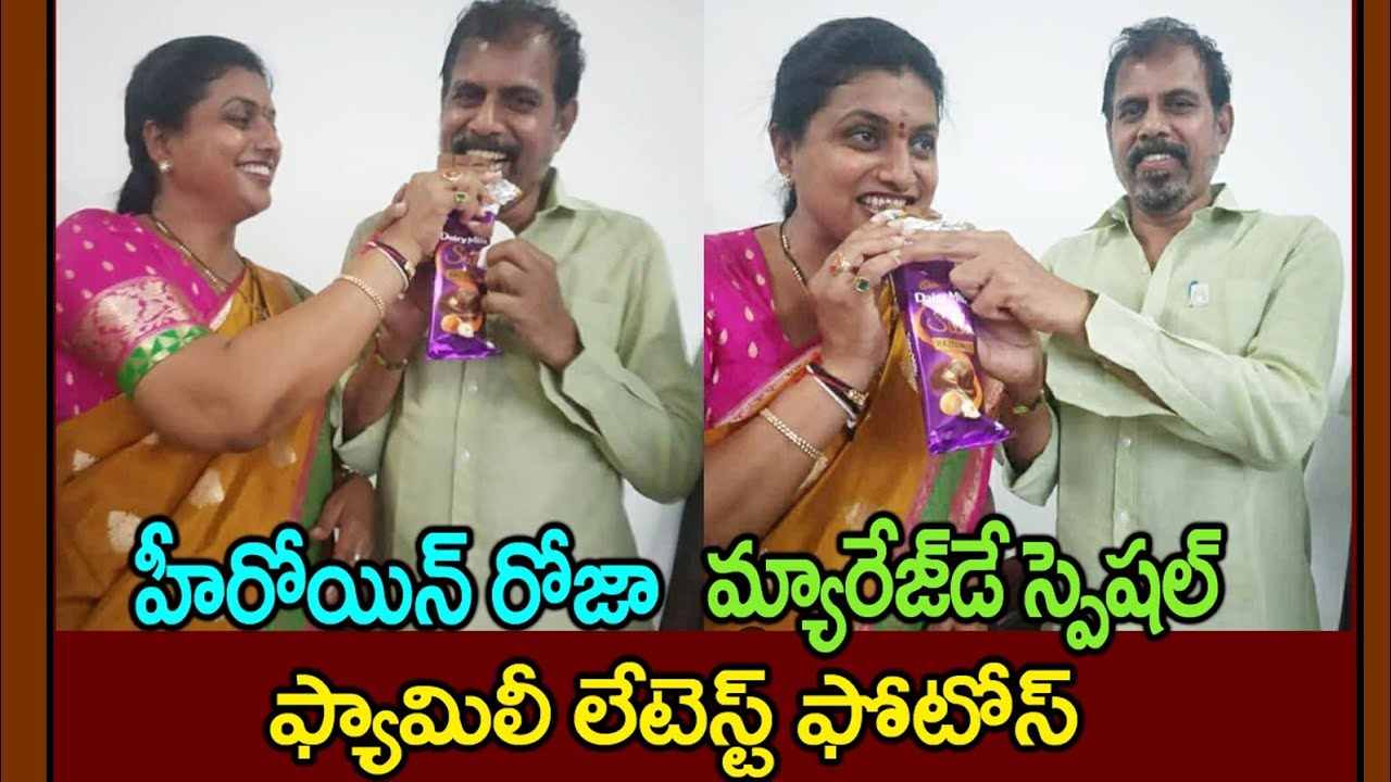 Actress Roja selvamani marriage day special photos - YouTube