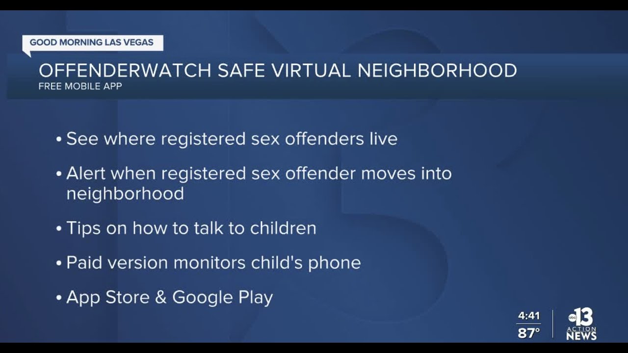 NLVPD offering sex offender app - YouTube