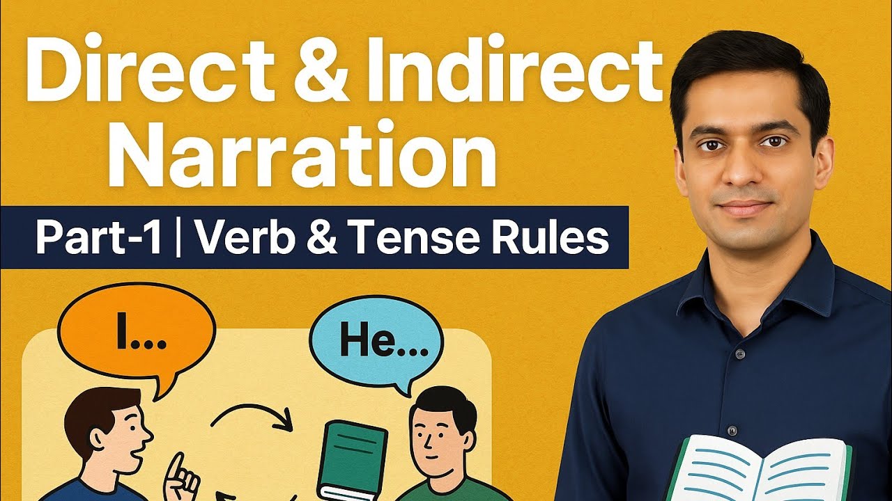 Rules to change Direct into Indirect Narration | Narration |#LostGenius ...